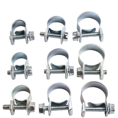 135 Galvanized steel screw clamp 8 to 18mm