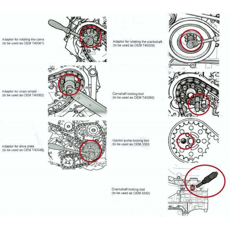 kit Calage VW Audi A4 A6 A8 Q5 Q7 Touareg Pheaton