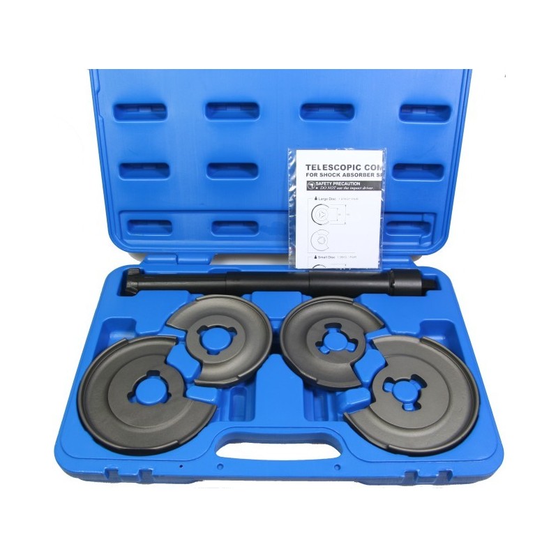 Spring compressor, suspension