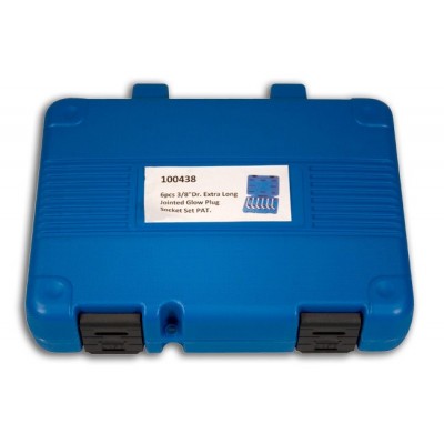 Set of 6 keys for normal spark plugs and long extended glow plugs