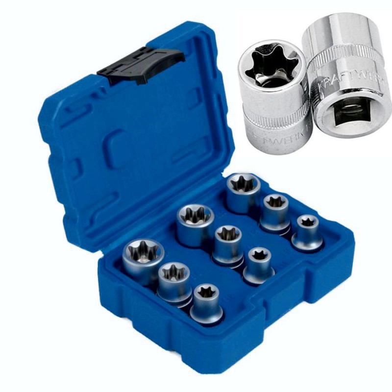 Douilles E10 à E24 profil E 1/2"