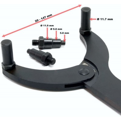 Crankshaft pulley locking key VAG Audi, Seat, Skoda, VW