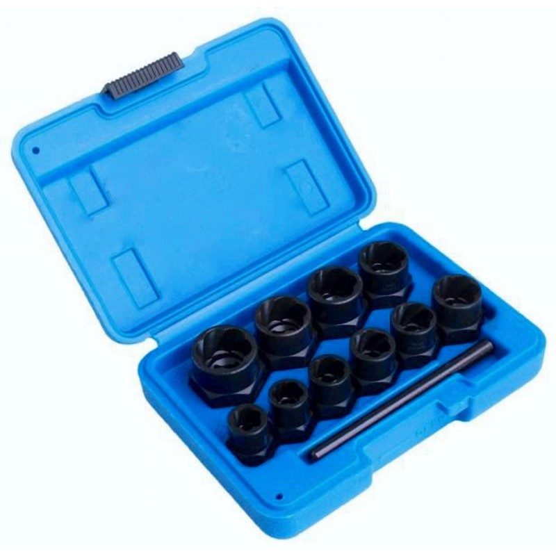 broken or damaged nut and bolt extractors