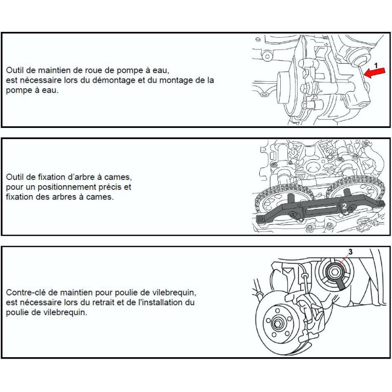 Opel / Alfa / Fiat 2.2 l 16V timing kit