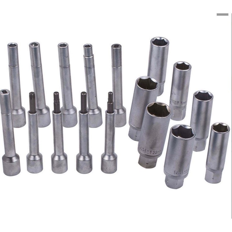 long 6-point shock absorber disassembly tools