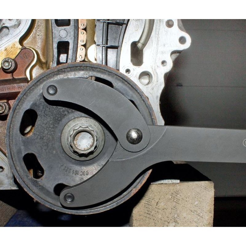 Crankshaft pulley locking key VAG Audi, Seat, Skoda, VW